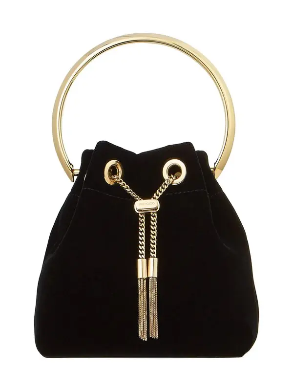 JIMMY CHOO Bon Bon Top-handle Bag - Black