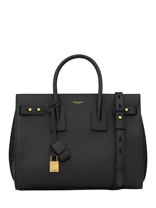Saint Laurent Sac De Jour Tote Bag - Black