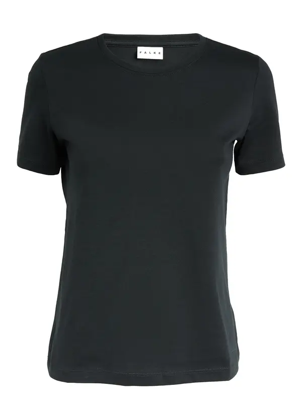 Falke Cotton T-shirt - Black