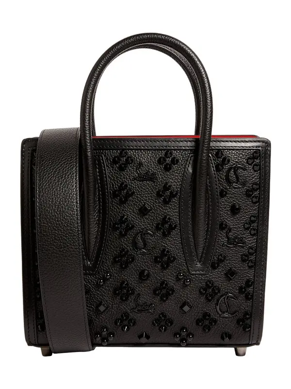 CHRISTIAN LOUBOUTIN Paloma Mini Top-handle Bag - Black