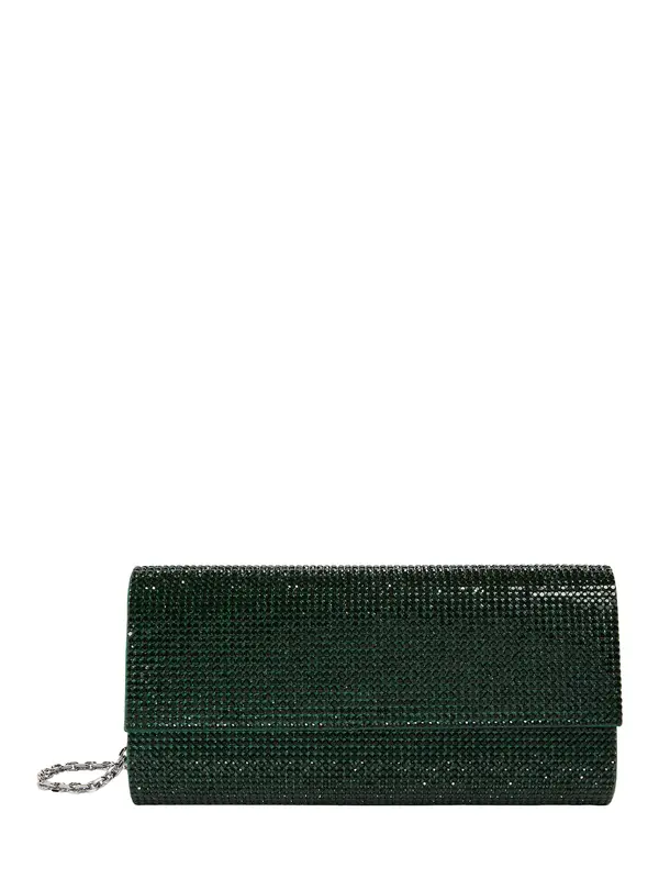 Judith Leiber Perry Crystal-embellished Clutch Bag - Green