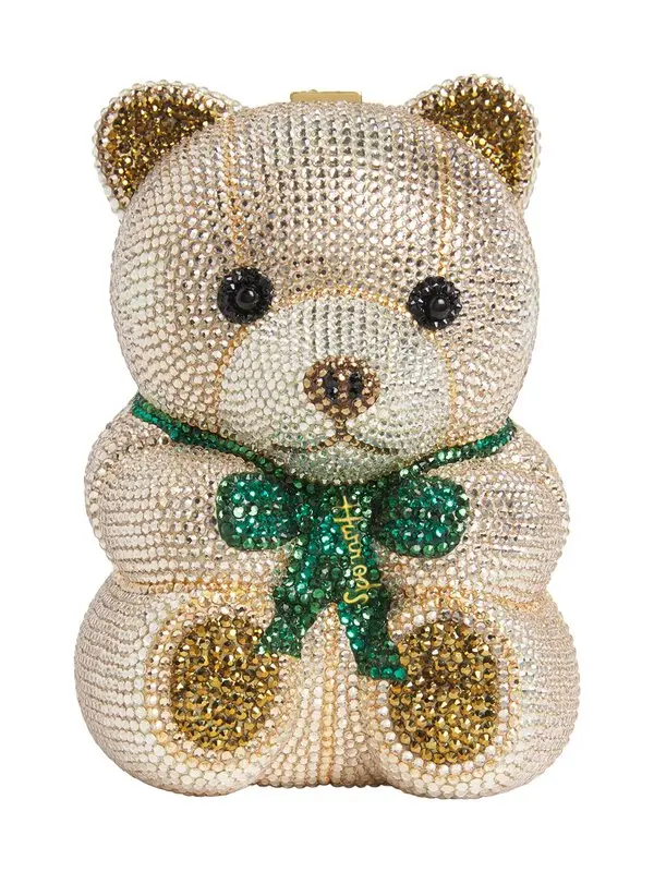 Judith Leiber Bear Clutch Bag - Gold