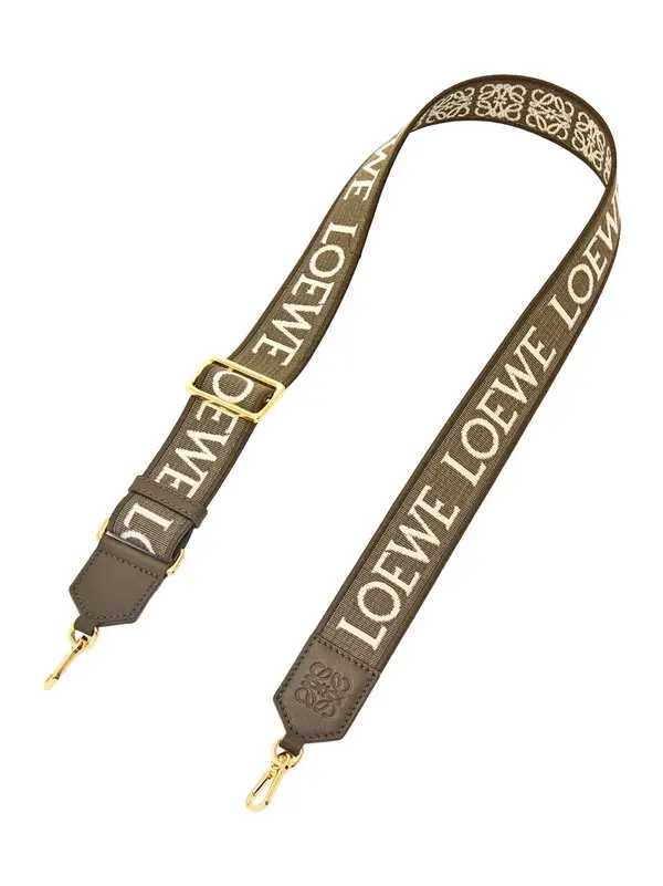 Loewe Jacquard Anagram Strap - Green