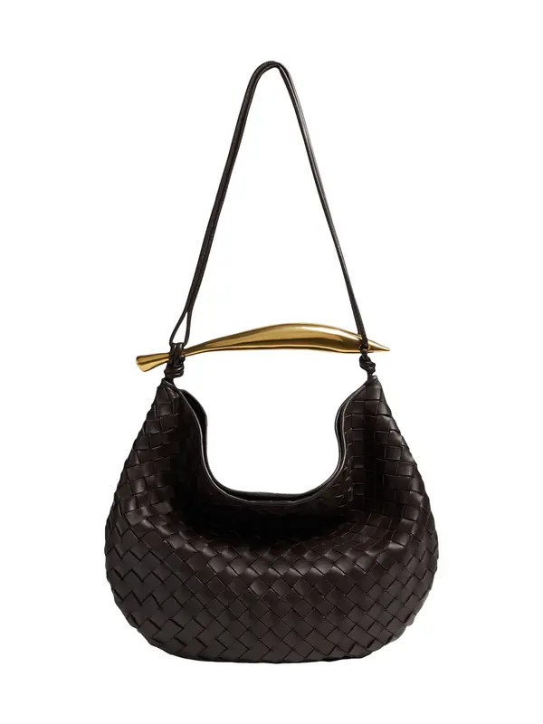 Bottega Veneta Medium Sardine Shoulder Bag - Brown