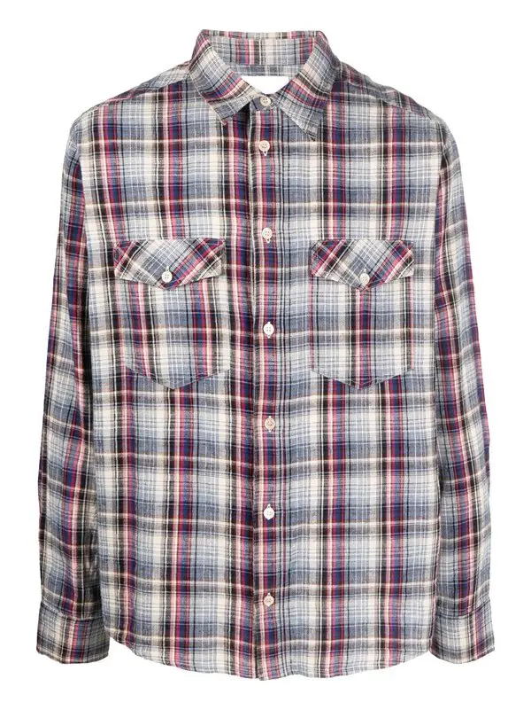 MARANT Lydian Checked Shirt - Blue