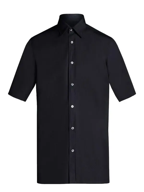 MAISON MARGIELA Four-stitch Short-sleeve Shirt - Black
