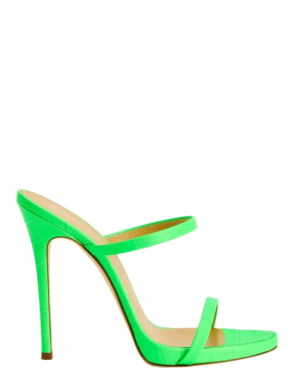 GIUSEPPE ZANOTTI 120mm Darsey Sandals - Green