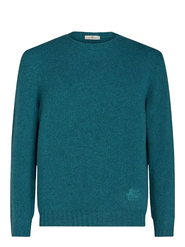Etro Long-sleeve Cashmere Jumper - Blue