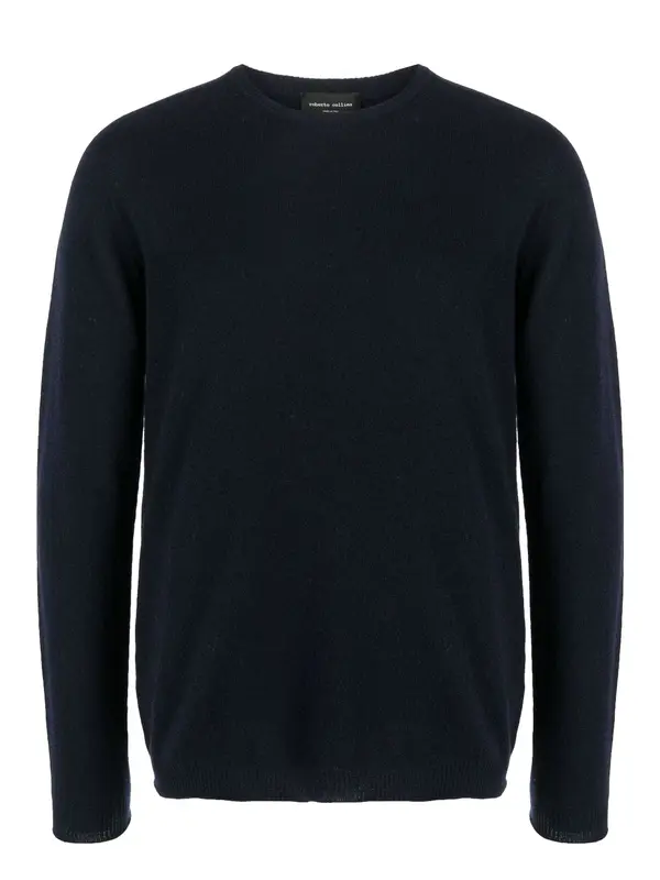 ROBERTO COLLINA Fine-knit Cashmere Jumper - Blue