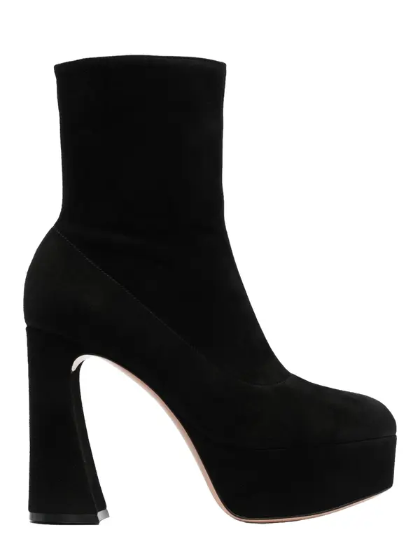 GIANVITO ROSSI Riccam 120mm Platform Boots - Black