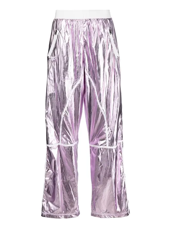 TOM FORD Laminated Track Pants - Purple