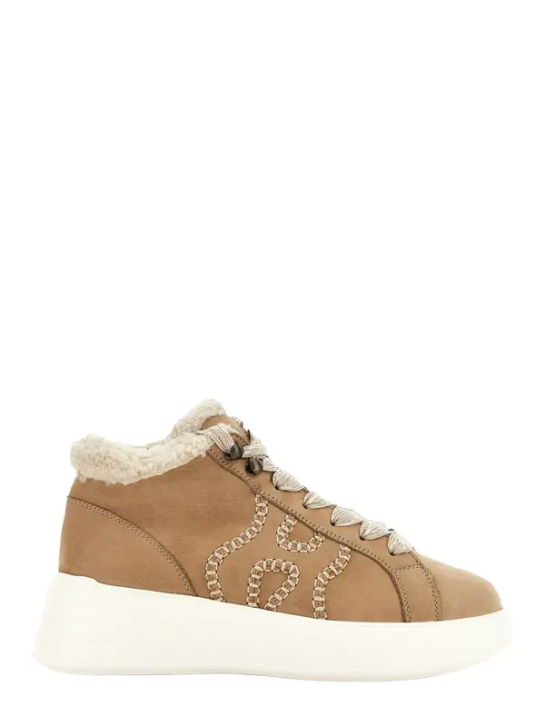 Hogan Rebel Lace-up Sneakers - Neutrals