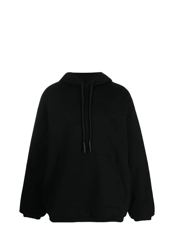 44 LABEL GROUP Logo-embroidered Cotton Sweatshirt - Black