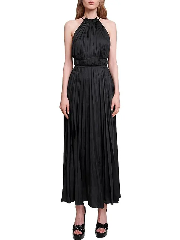 Maje Revilly Maxi Dress - Black