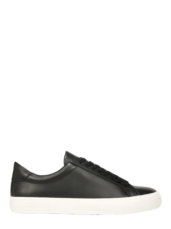 Vince Fulton Leather Sneakers - Black-001