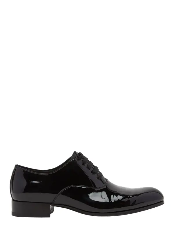 TOM FORD Edgar Patent Leather Oxfords - Black