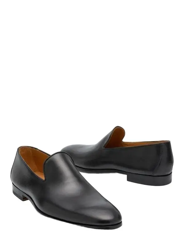 Magnanni Diaz Leather Loafers - Black
