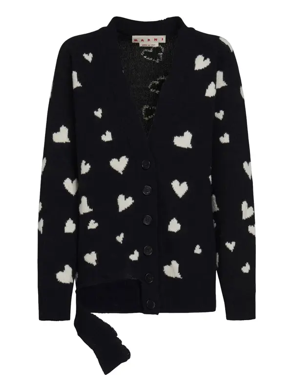 Marni Alpaca-wool Cardigan - Black