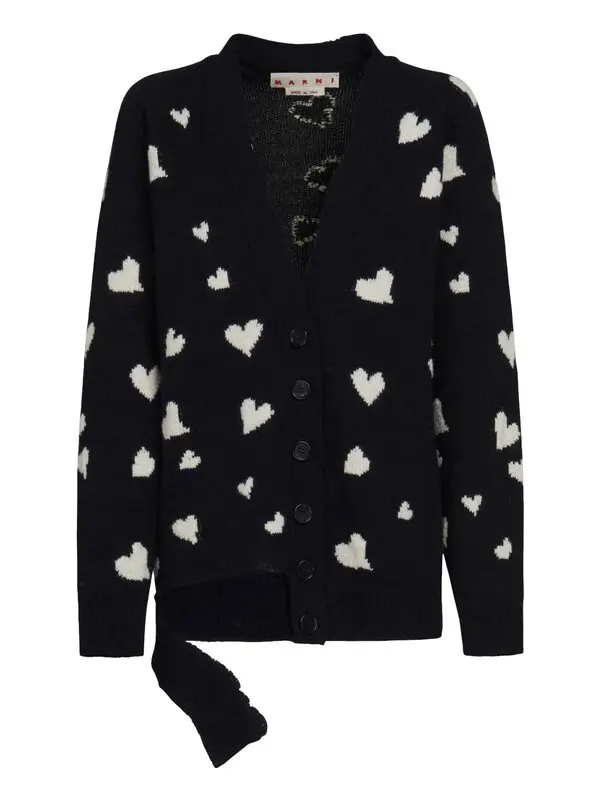 Marni Alpaca-wool Cardigan - Black