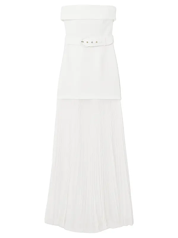 Rebecca Vallance Cyndi Strapless Gown - Ivory