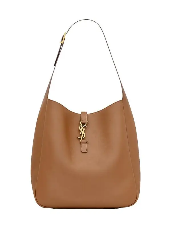 Saint Laurent Le 5 A 7 Shoulder Bag - Fox/gold Smooth Leather
