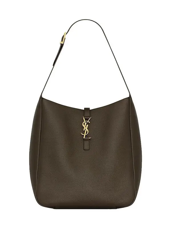 Saint Laurent Le 5 A 7 Shoulder Bag - Light Musk/gold Smooth Leather