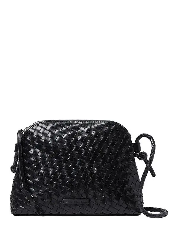 LOEFFLER RANDALL Mallory Woven Crossbody - Black