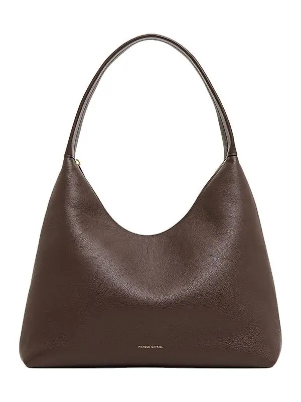 MANSUR GAVRIEL Candy Medium Leather Hobo Bag - Chocolate