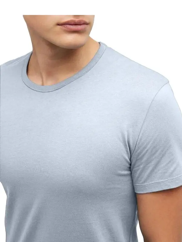 Paul Smith Apos;s Cotton Crewneck T-shirt - Light Blue