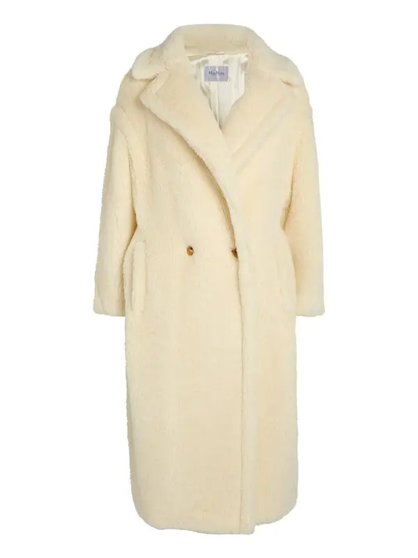 Max Mara Teddy Bear Icon Coat - White