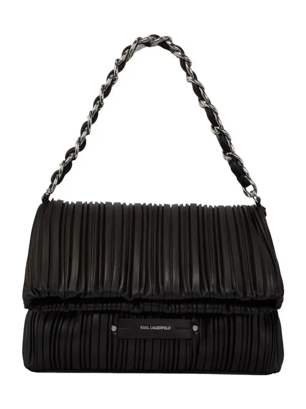 Karl Lagerfeld K/kushion Pleated Tote Bag - Black