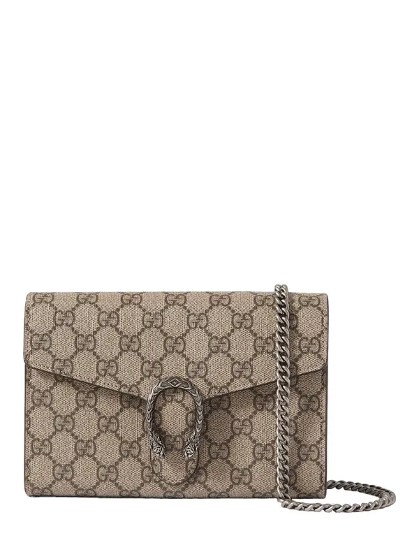Gucci Dionysus Monogram Shoulder Bag - Neutrals