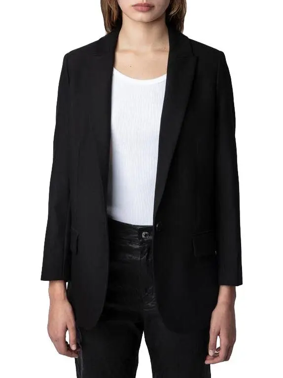 Zadig&Voltaire Viva Rock Strass Blazer - Noir