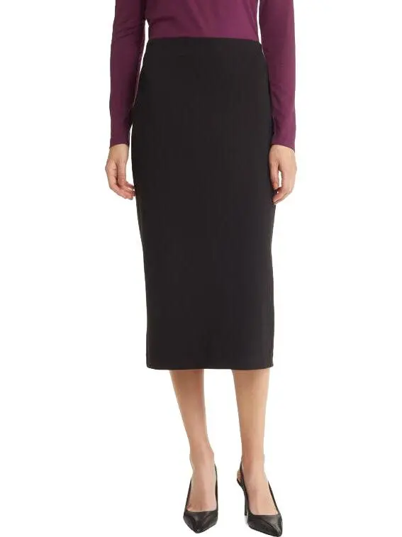 Nordstrom Midi Pencil Skirt - Black