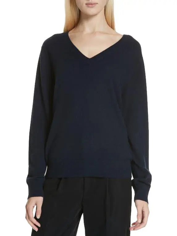 Vince Weekend V-neck Cashmere Sweater - Coastal