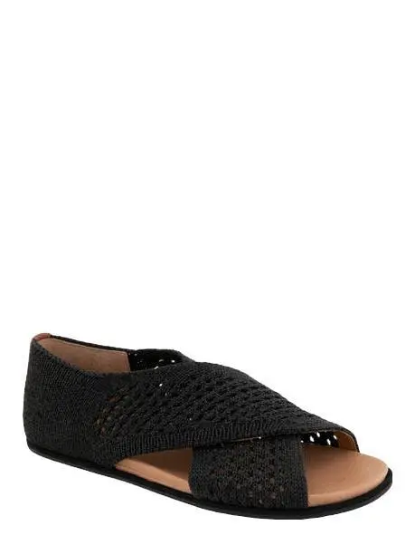 Gentle Souls By Kenneth Cole Laniey Sandal - Black Knit