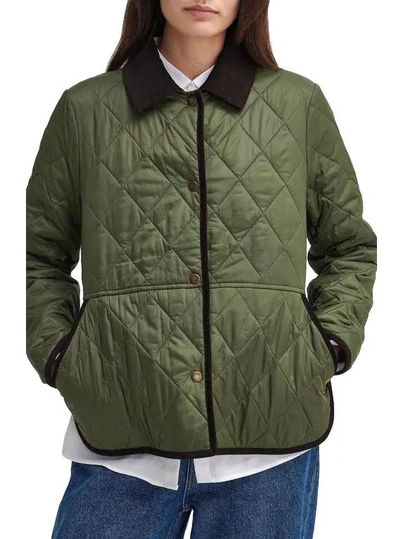 Barbour Clydebank Quilted Jacket - Olive