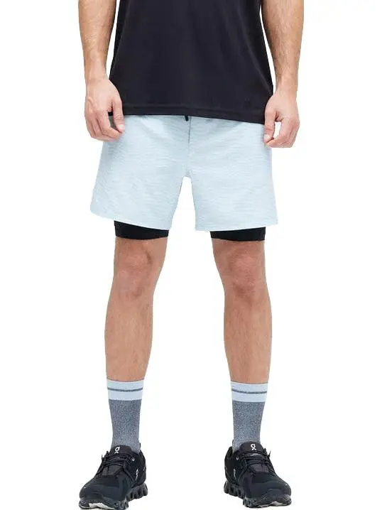 Stance Flux Liner Athletic Shorts - Iceblue