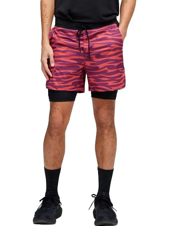 Stance Flux Liner Athletic Shorts - Purple