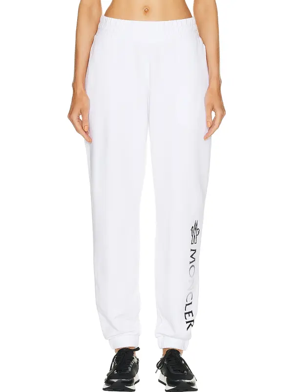 Moncler Logo Degrade Jogger - White