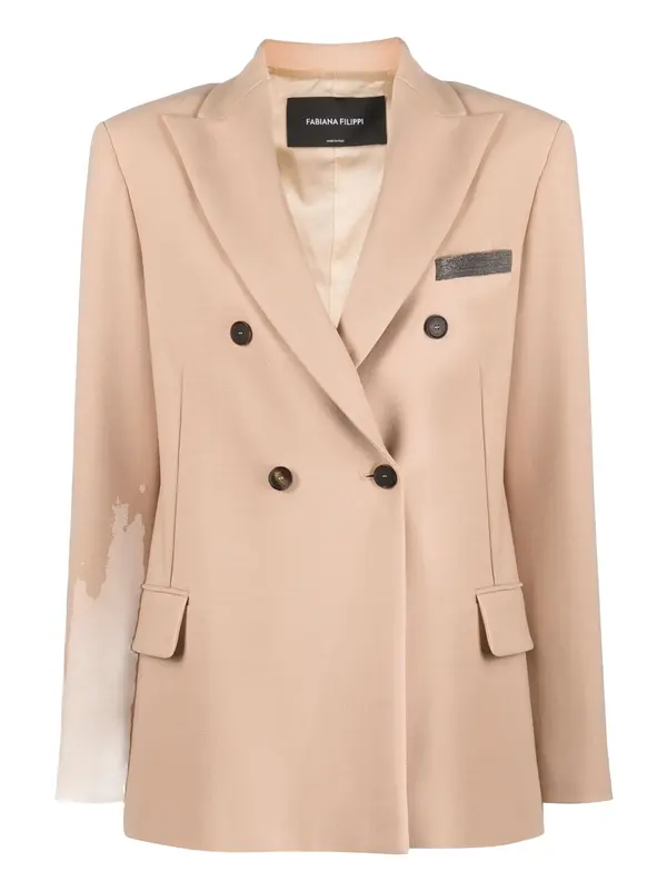 Fabiana Filippi Double-breasted Blazer - Neutrals