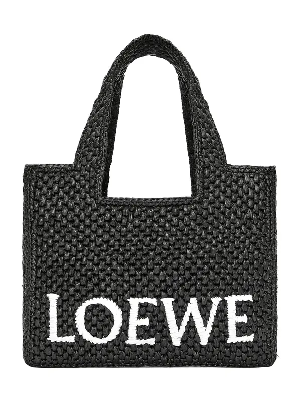 Loewe X Paula's Ibiza Small Font Tote Bag - Black