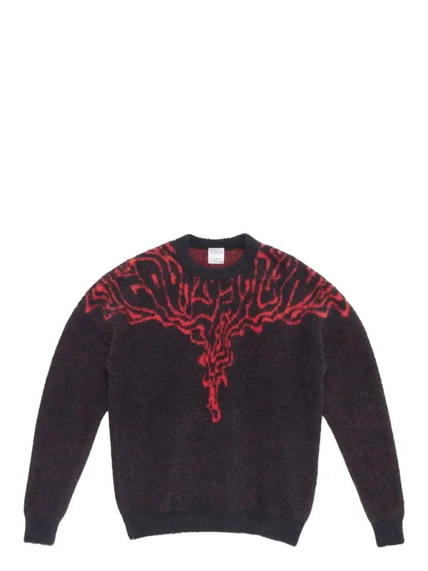COUNTY OF MILAN Marcelo Burlon Intarsia-knit Jumper - Black