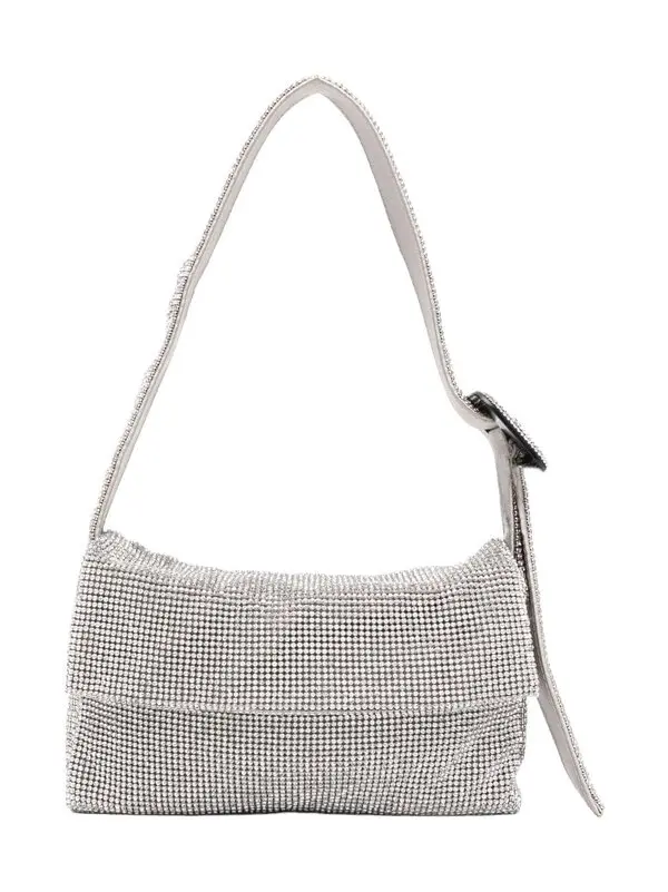Benedetta Bruzziches Vitty La Mignon Rhinestone Shoulder Bag - Silver