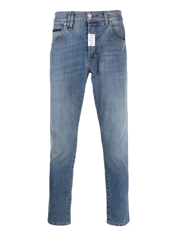 Philipp Plein Low-rise Skinny Jeans - Blue