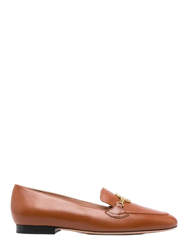 Bally O'brien Embellished Leather Loafers - Brown