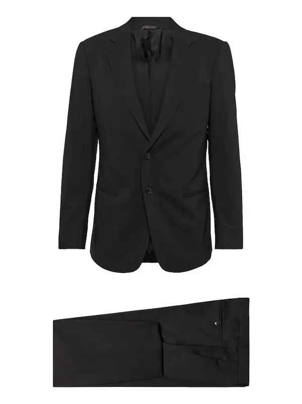 Giorgio Armani Wool Suit - Black
