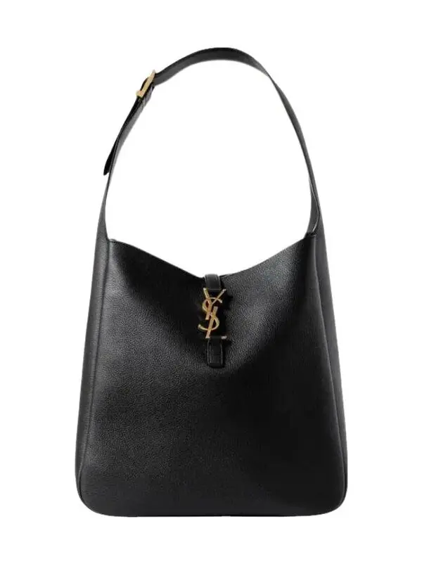 Saint Laurent Le 5 À 7 Supple Large Leather Shoulder Bag - Black