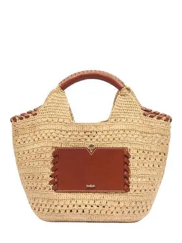 Ba&sh Ara Raffia Tote - Brown