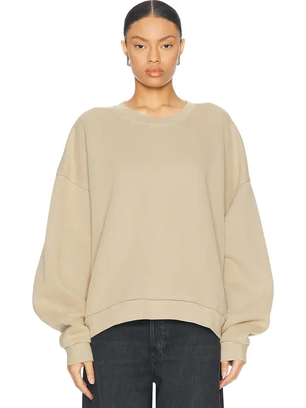 Acne Studios Fester Crewneck Sweater - Concrete Grey